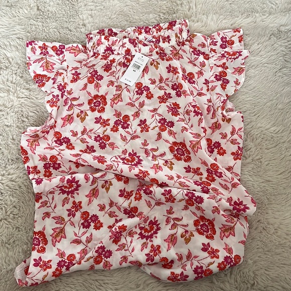 GAP Factory | Tops | New With Tag Gap Ruffle Sleeve Top | Poshmark